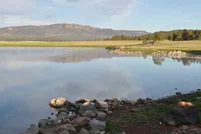 Quiet morning at Luna Lake cg - Camping With Suzi